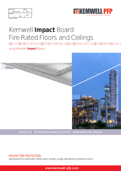 Kemwell Impact Board | Kemwell Fire International Ltd | NBS Source