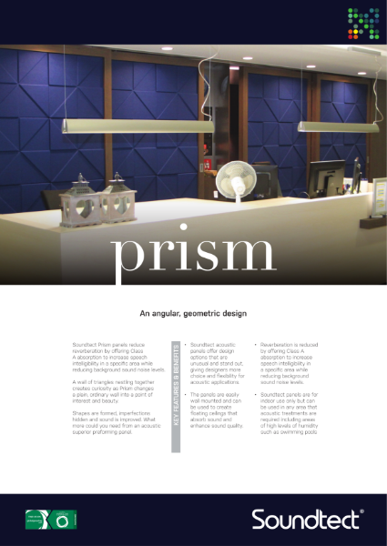 Prism Specification Sheet | NBS Source