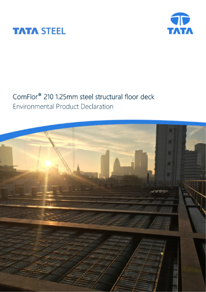 EPD ComFlor CF210 Structural Floor Decking | Tata Steel | NBS Source