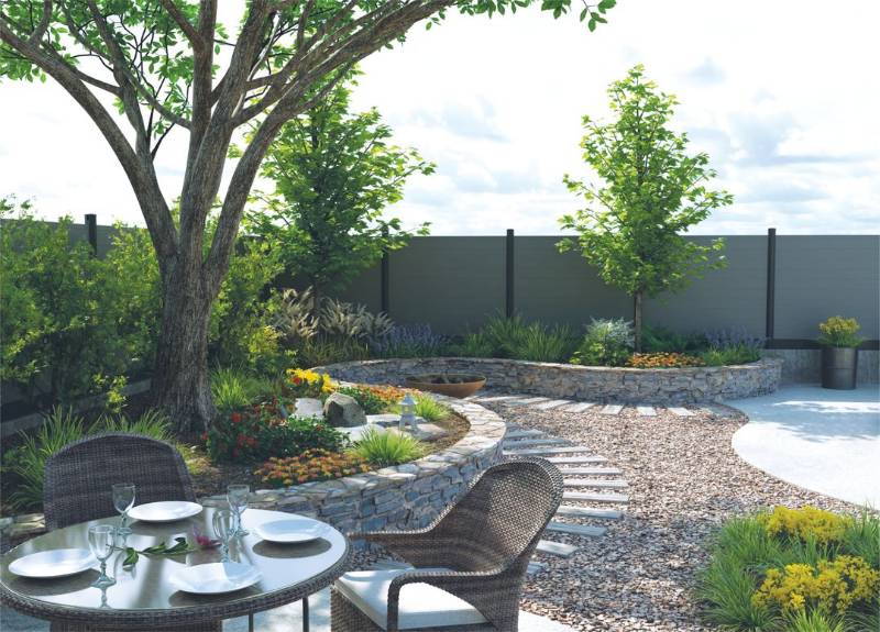 Prefabricated wood or plastics panel fencing systems - BIM objects and ...