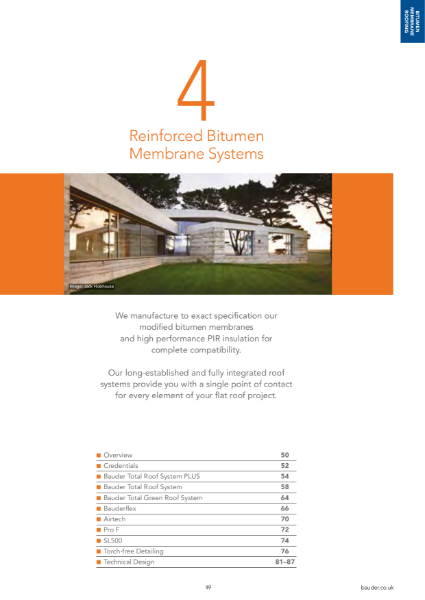 BauderTEC KSD Mica Air and Vapour Control Layer (AVCL) | Bauder Ltd ...