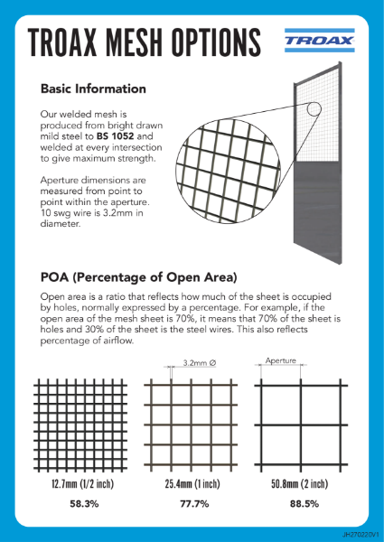 Troax Steel Mesh Shelves | NBS Source