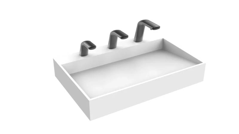 Wall-hung washbasins - BIM objects and Revit families (free to download ...