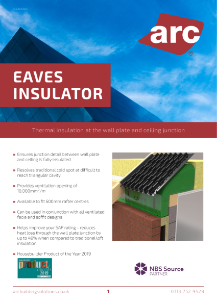 Eaves Insulator | ARC Building Solutions Limited | NBS Source