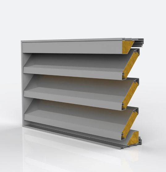 Aluminium louvre panel units | NBS Source