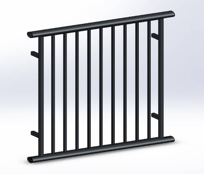 Balustrade and handrail systems - BIM objects and Revit families (free ...
