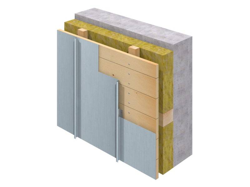 Vented on ply Angle seam Cladding - Zinc Facade Panels | RHEINZINK GmbH ...