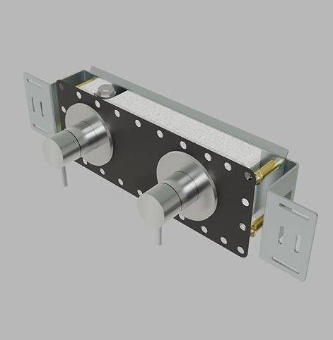 Qtoo collection: Built-in part one-way shower w/ thermostat - Taps and ...