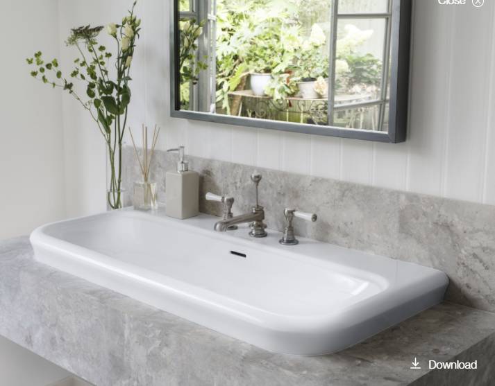 Kaldera - Recessed Basin | Victoria + Albert Baths | NBS BIM Library