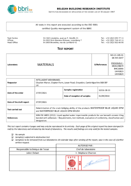 WATERPROOF BLUE Liquid DPM - Waterproof Flexible Membrane | Intelligent ...