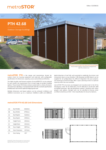 PTH 42.68 Data Sheets | urbanspec | NBS Source
