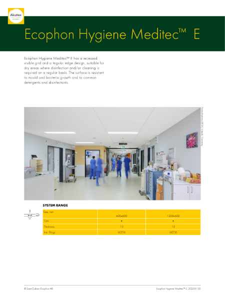 Data Sheet Hygiene Meditec E - January 2023 | NBS Source