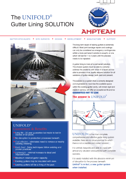 UNI-DAM Rainwater Management System Brochure | Ampteam Ltd | NBS Source