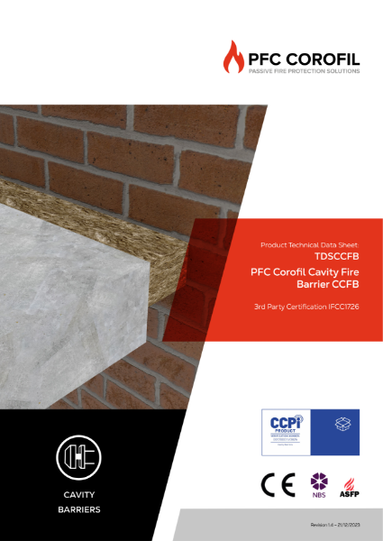 PFC Corofil Cavity Fire Barrier CCFB - Datasheet | NBS Source