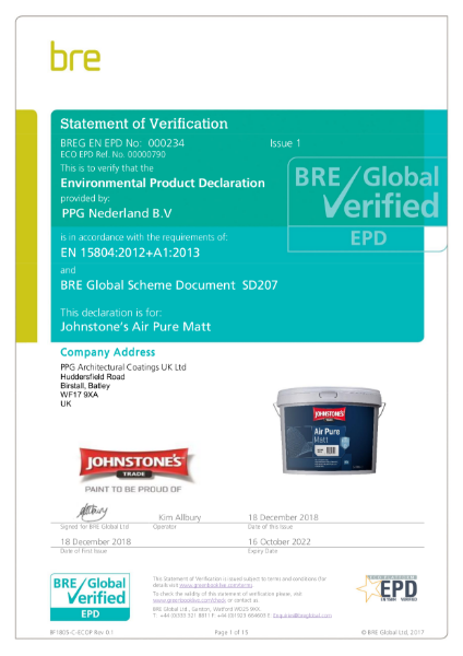 Environmental Product Declaration (EPD) : BREG EN EPD No.: 000234 Air ...