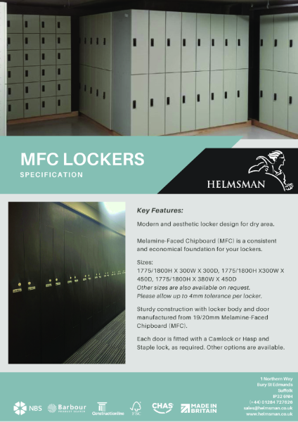 MFC Lockers | NBS Source