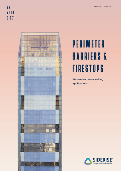 Perimeter Barriers & Firestops for curtain walling v2.1 | Siderise ...