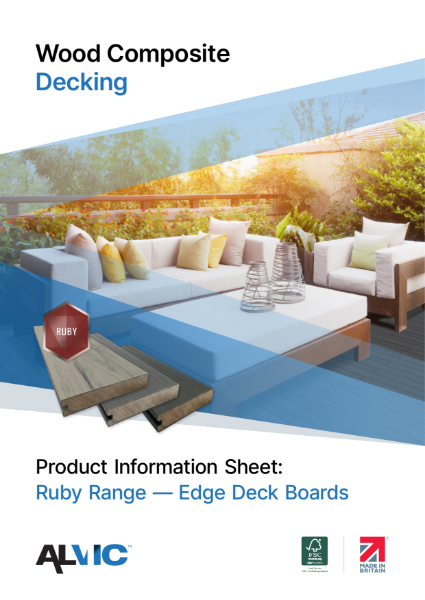 Product Information Sheet: Ruby Range Edge Deck Board - Wood Composite ...