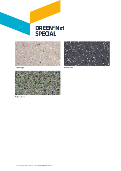 Dreen NXT Special Colour Chart | NBS Source