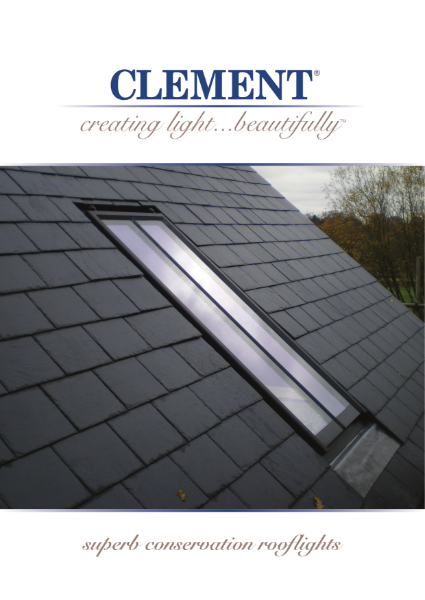 Clement Conservation Rooflight Brochure | NBS Source