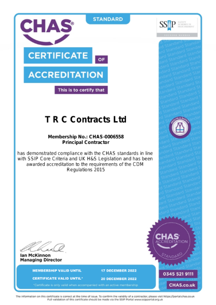 CHAS standards | TRC Windows | NBS Source
