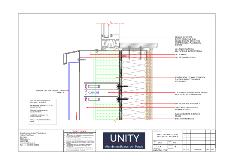 Unity A1 DF-06 Technical Drawing | NBS Source