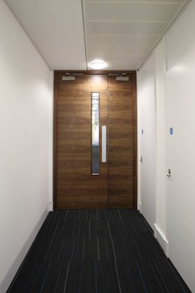 FD30 Double Door Flush Frame - Vision Panel 3 | Forza Doors Limited ...