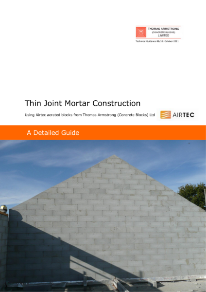 Airtec Thin Joint Construction Guide | Thomas Armstrong (Concrete ...
