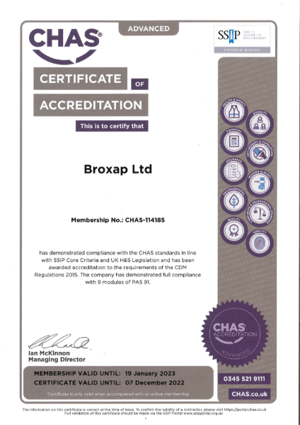 CHAS Advanced | Broxap Ltd | NBS Source