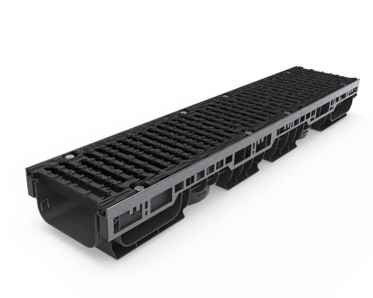 PRO 150P Channel drain with cast iron grating, D400 - Drainage Channels ...