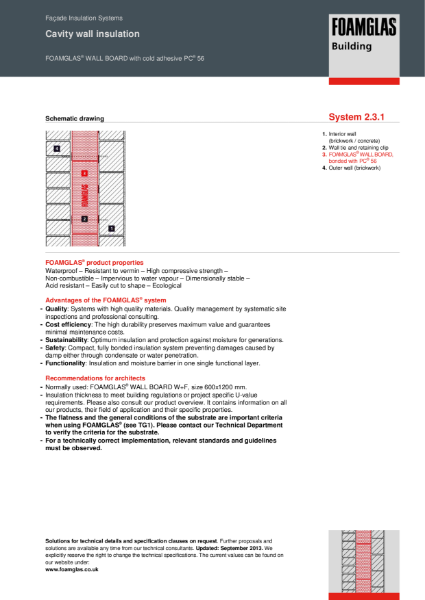 PDS_FOAMGLAS® READY (Block) T3+ | FOAMGLAS® | NBS Source