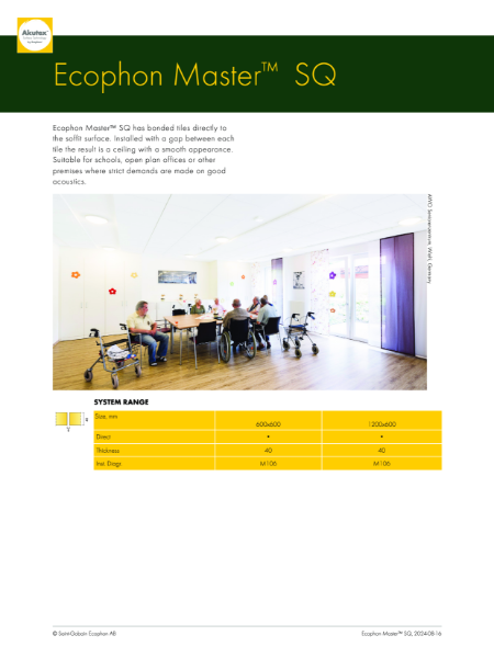 Data Sheet Master SQ | NBS Source