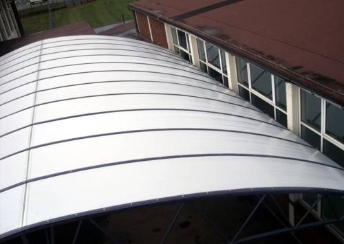 Bishop Milner Catholic College - Hamilton large span canopy | Able ...