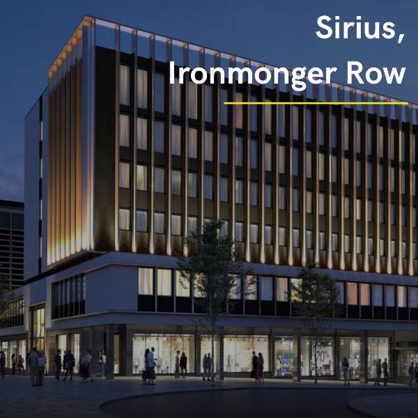 Sirius, Ironmonger Row | Cellecta Ltd | NBS Source