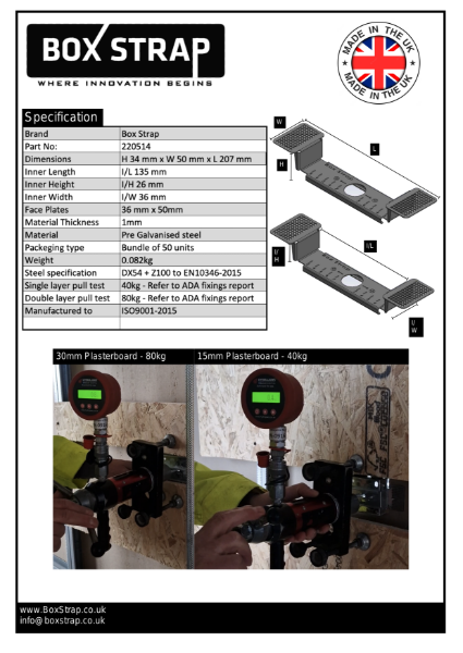 BOX STRAP Bracket | Boxstrap Limited | NBS Source