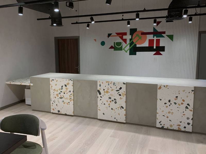 Concrete Reception Desks | LIVING CONCRETE LTD | NBS Source