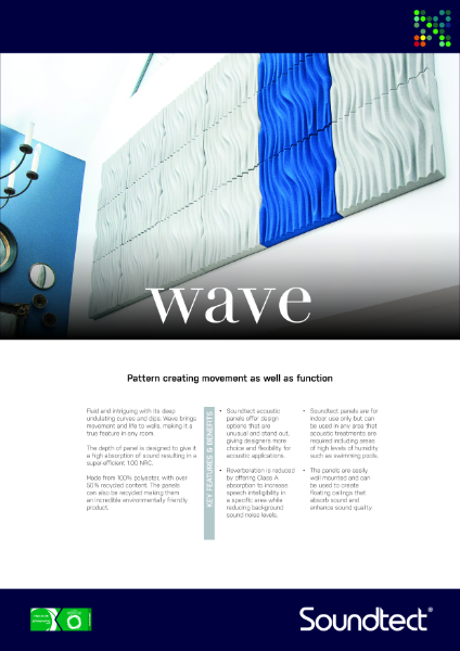Wave Specification sheet | Soundtect | NBS Source