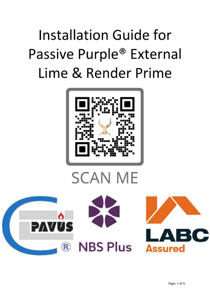 Render Prime - External Primer - External Wall Primer | Intelligent Membranes | NBS Source