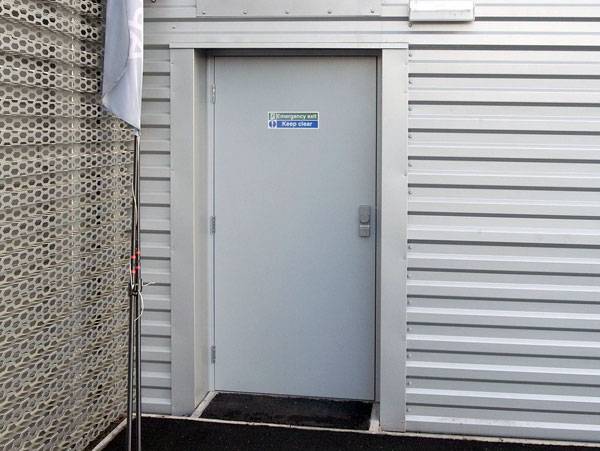 Steel Doors AD10 Armourdoor Fire Exit - Single | HAG Ltd. - The Door Specialists | NBS Source
