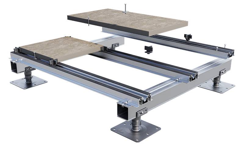 Rail Paving System with Visual Wind Uplift Restraint - TerraSmart® IGNO ...