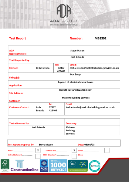 ADA Fastfix | Boxstrap Limited | NBS Source