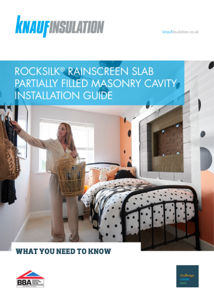 Rocksilk® RainScreen Slab Installation Guide - Partially Filled Masonry ...