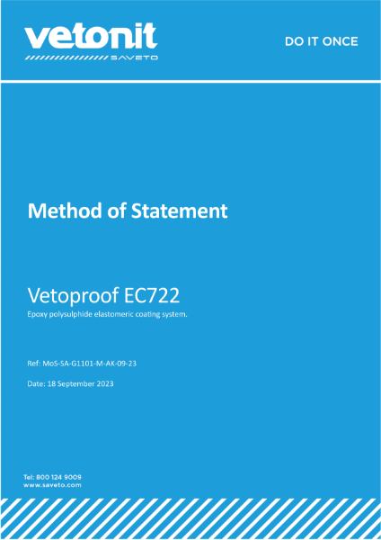 Method of Statement Vetoproof EC722 | Saveto | NBS Source